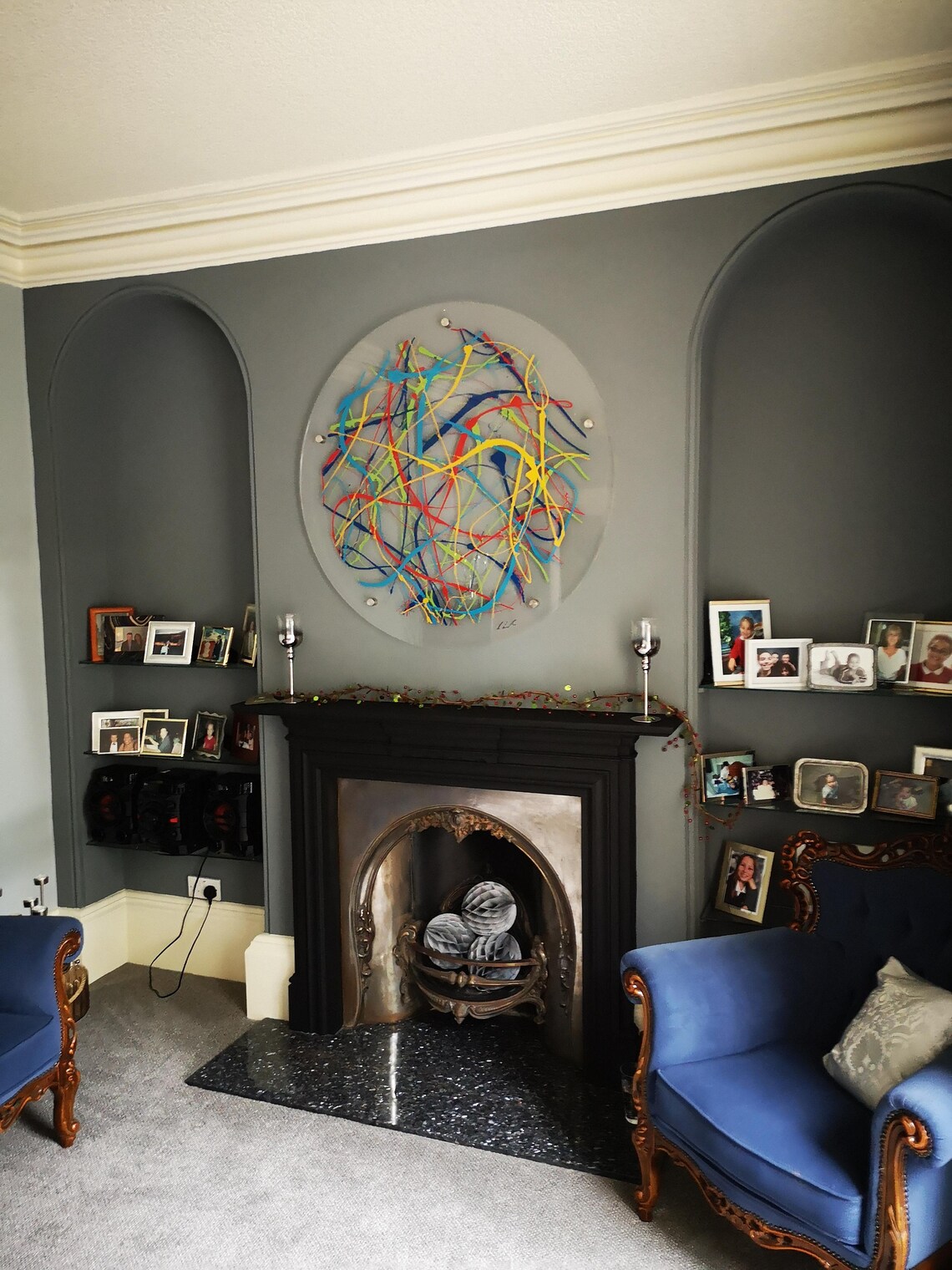 Multi Coloured Circle 'circular' Wall Art - Etsy