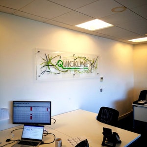 Office Artwork (customised Logo) Corporate Meeting Room Business ...
