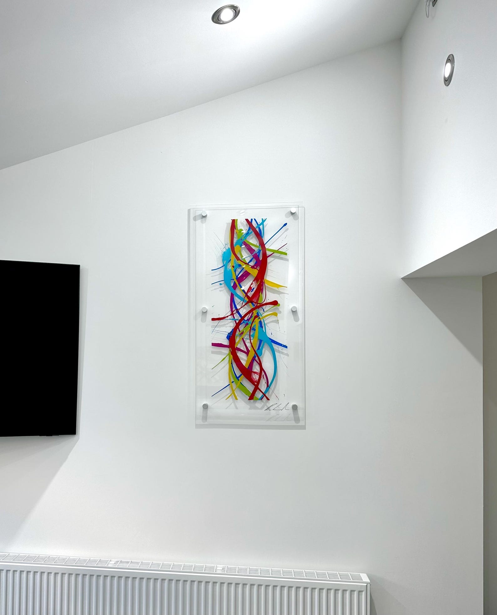 Vertical Multicoloured Original Artwork by Ben Ashford - Etsy