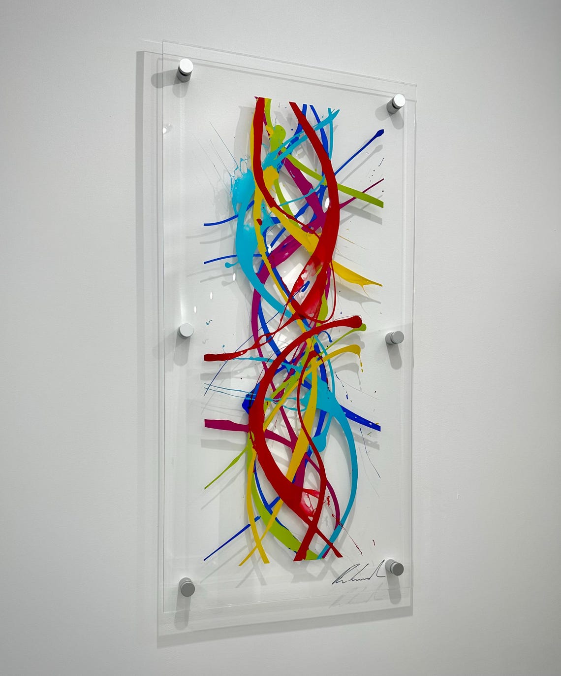 Vertical Multicoloured Original Artwork by Ben Ashford - Etsy