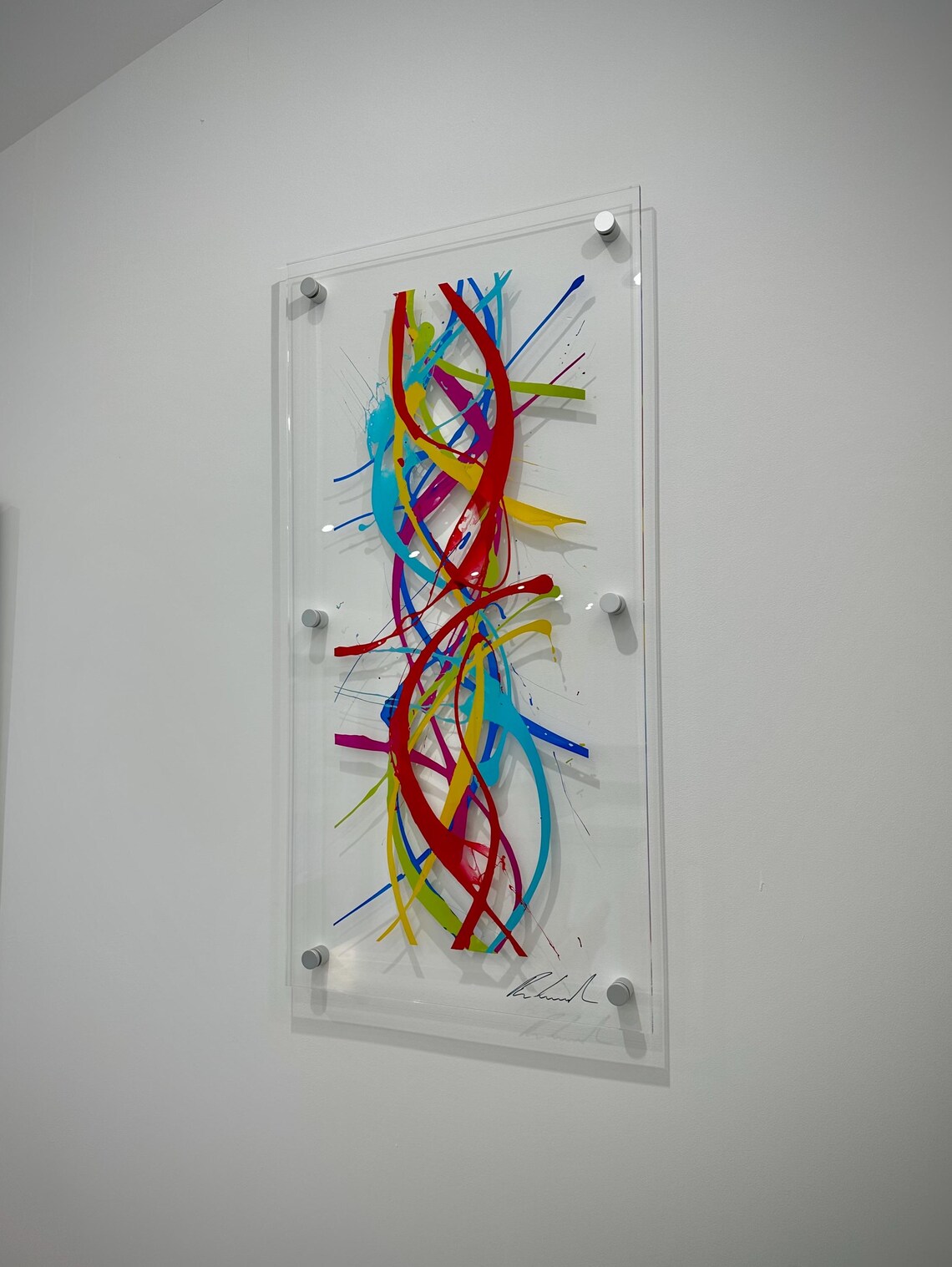 Vertical Multicoloured Original Artwork by Ben Ashford - Etsy