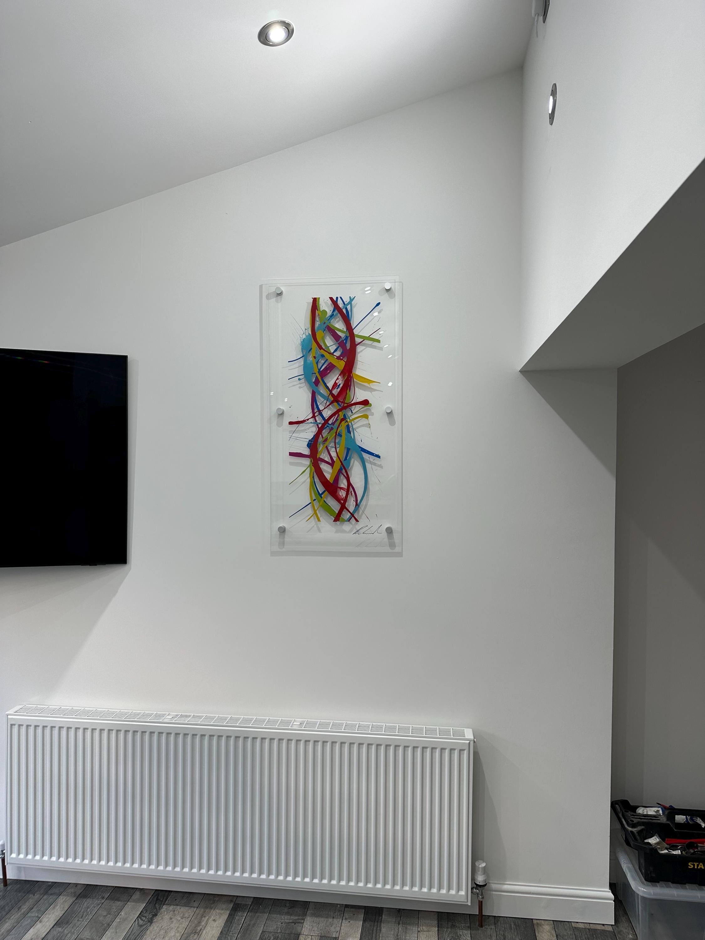 Vertical Multicoloured Original Artwork by Ben Ashford - Etsy
