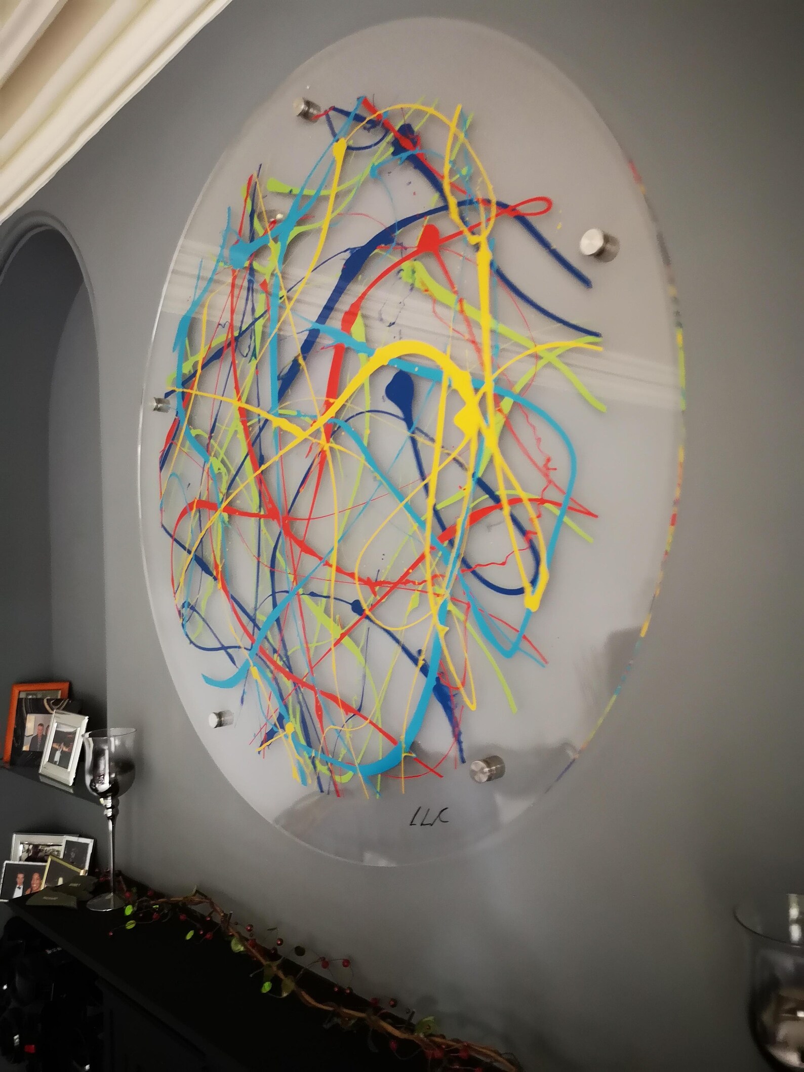 Multi Coloured Circle 'circular' Wall Art - Etsy