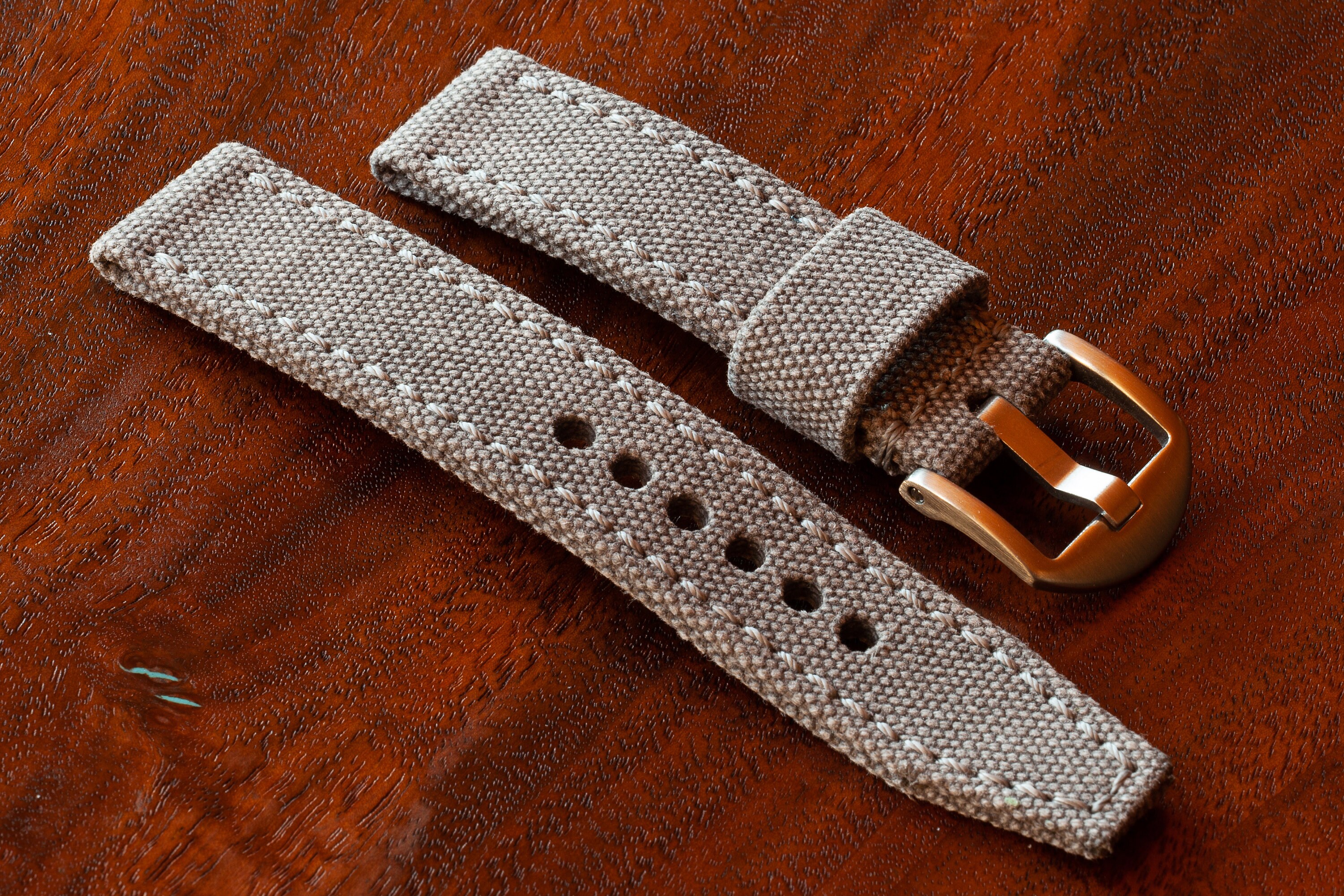 Weathered Gray moon Dust Canvas Watch Strap in - Etsy