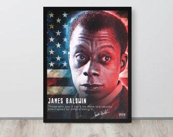 James Baldwin Poster - Etsy