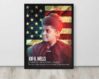 Ida B Wells Poster Turn the Light of Truth Upon Them Quote 18x24 - Etsy