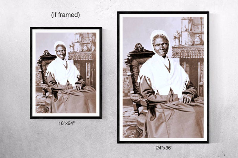 Sojourner Truth Poster Large African American Black History Photo - Etsy