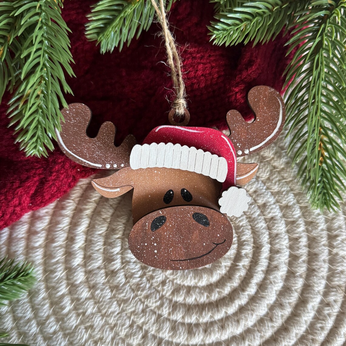 Christmas Moose Ornament DIY Kit – Paint, Pop & Glue Holiday Craft ...