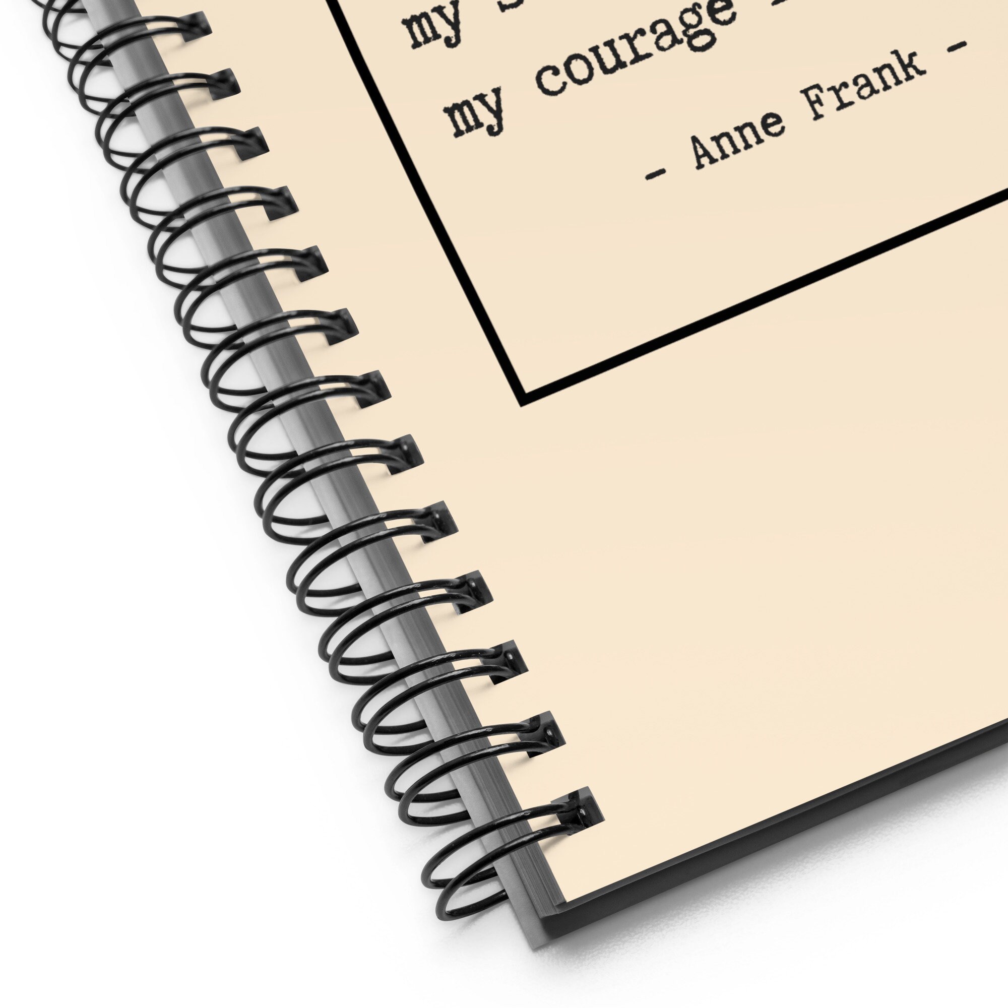 Anne Frank Quote Notebook, Anne Frank Journal, Diary of a Young Girl ...