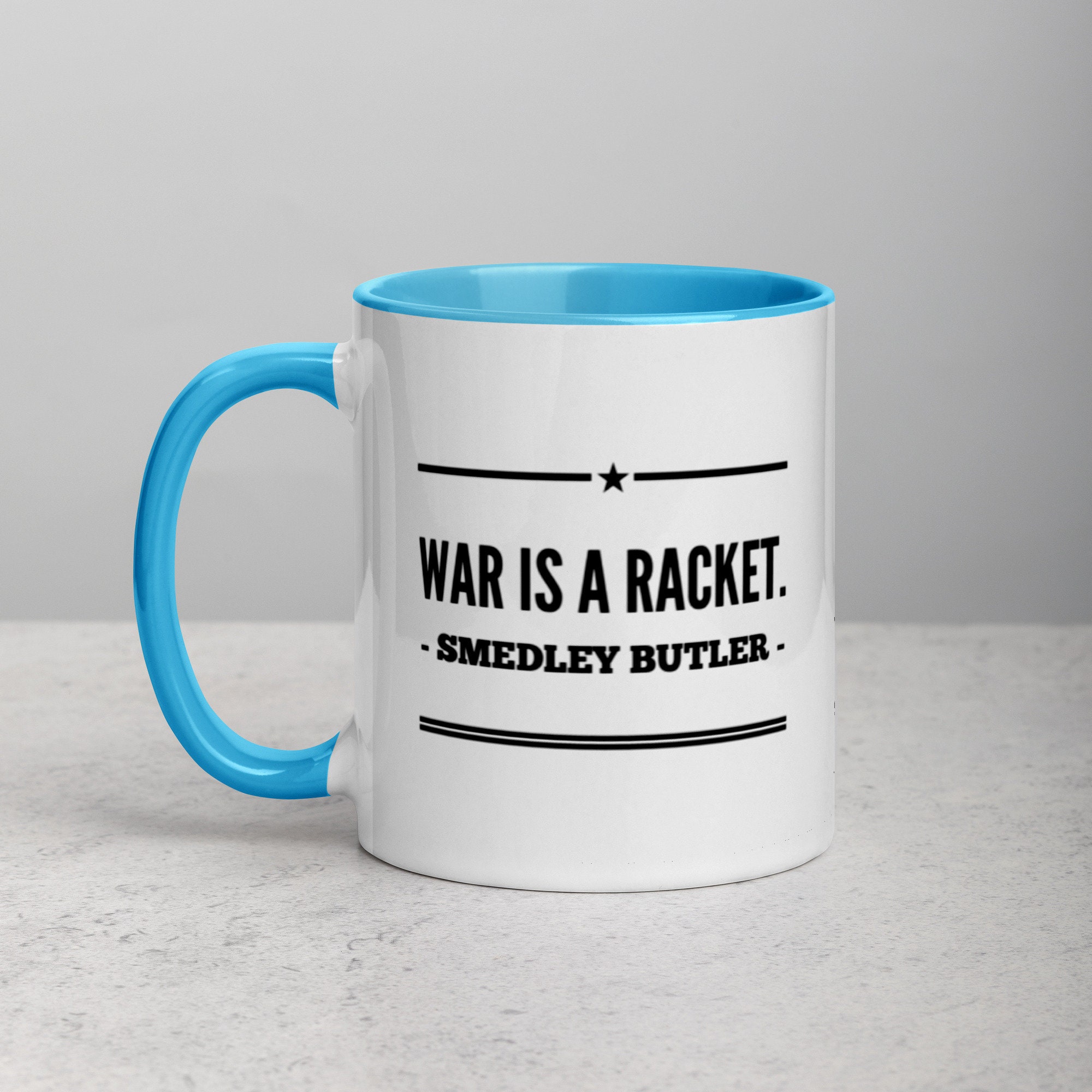 War is a Racket Smedley Butler Quote Coffee Mug Smedley - Etsy