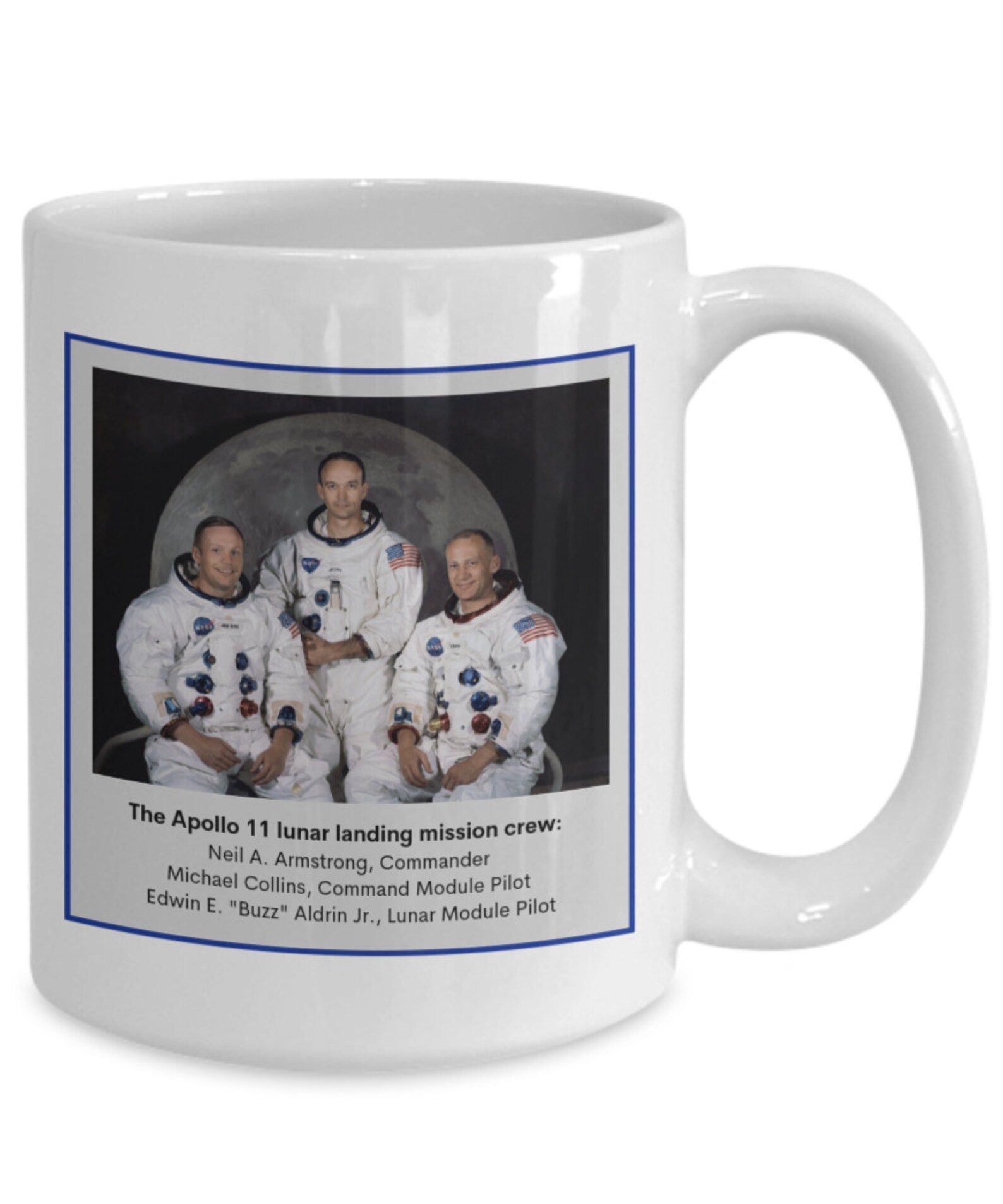 Apollo 11 50th Anniversary Mug! Moon Landing 1969, Neil Armstrong ...