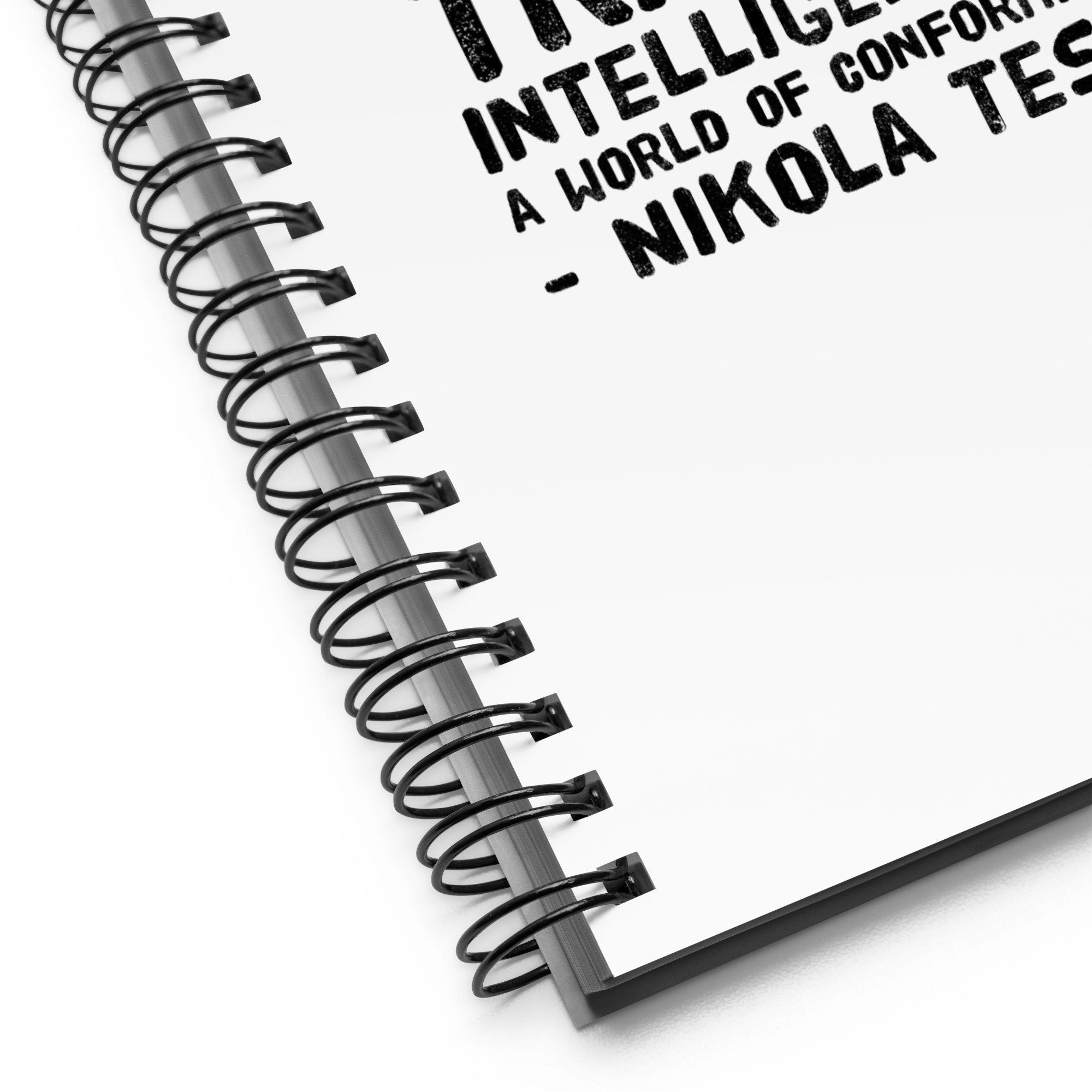 Nikola Tesla Spiral Notebook!, "anti Social Behavior", Tesla Quotes ...