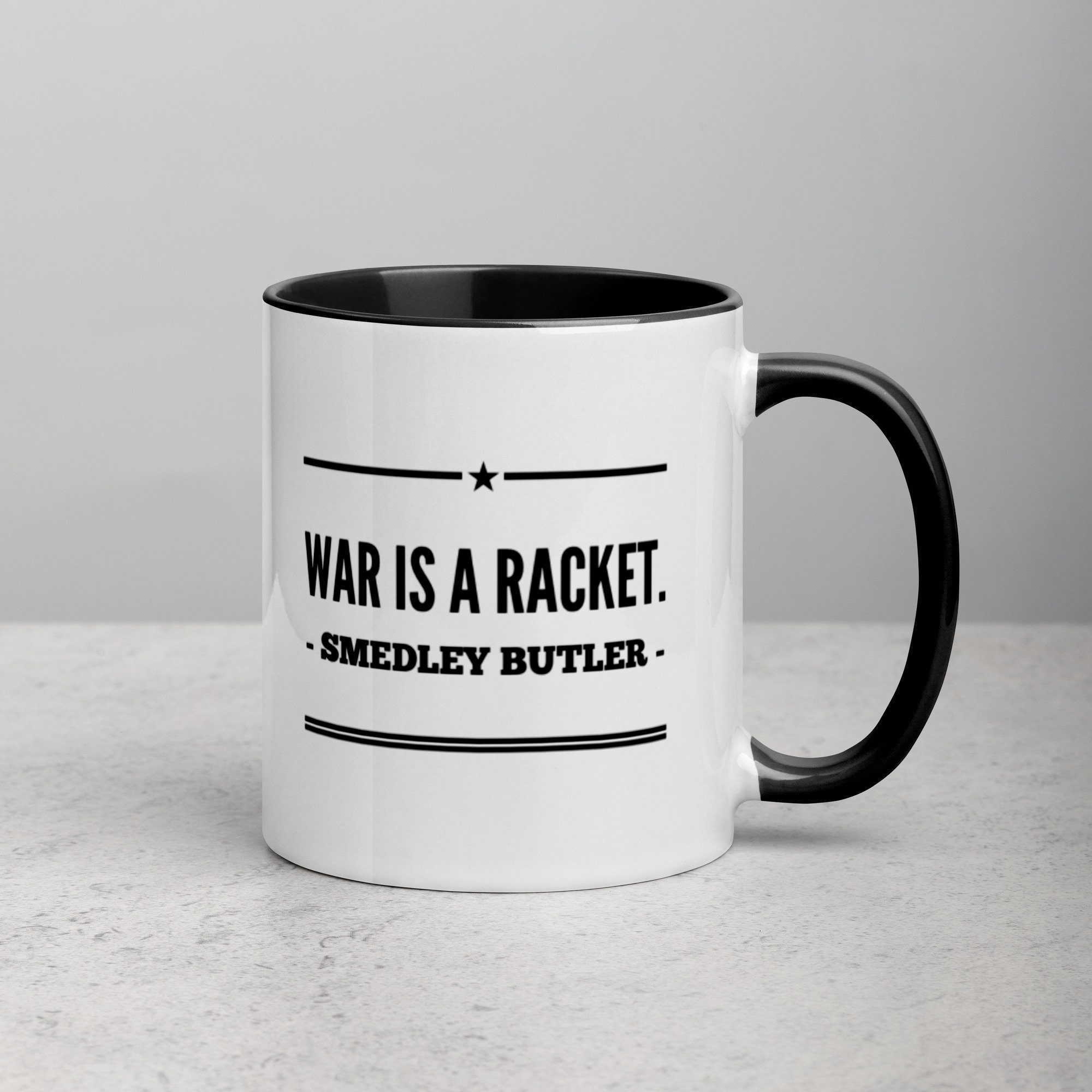 War is a Racket Smedley Butler Quote Coffee Mug Smedley - Etsy