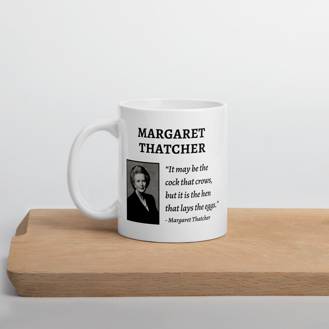 Margaret Thatcher Quote Mug: Conservative Leader Gift - Etsy
