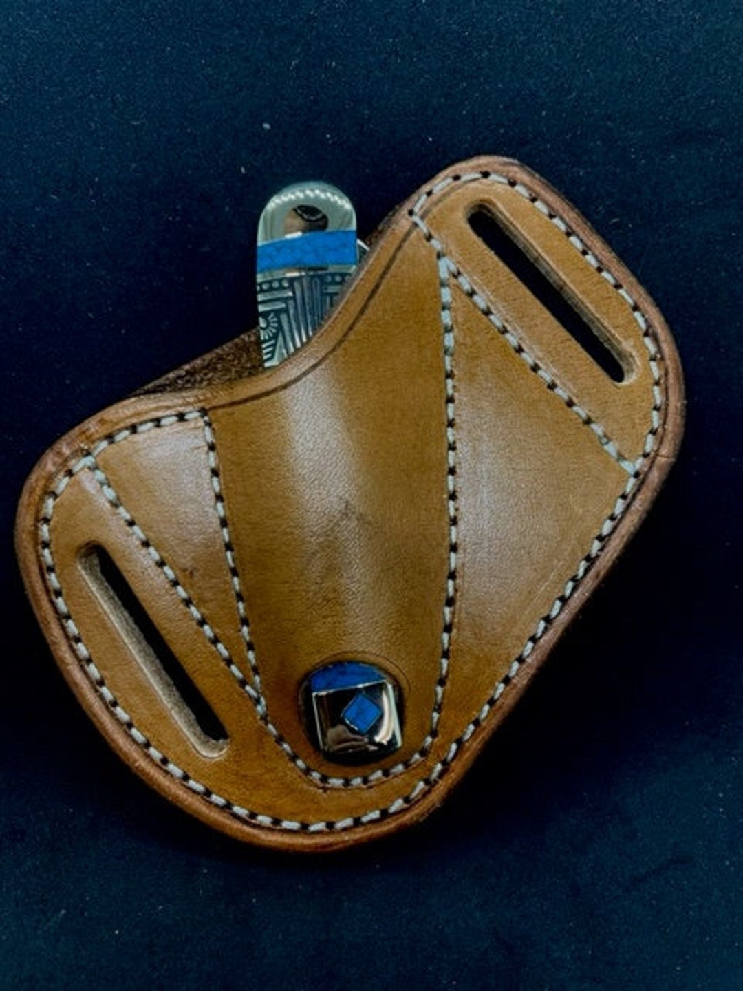 Handmade Custom COWBOY TRAPPER SHEATH With Quick Access Push Hole - Etsy