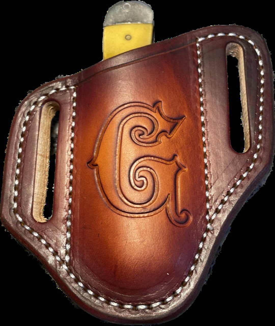 Quality Monogrammed Trapper Style Knife Sheaths for Men or Women - Etsy