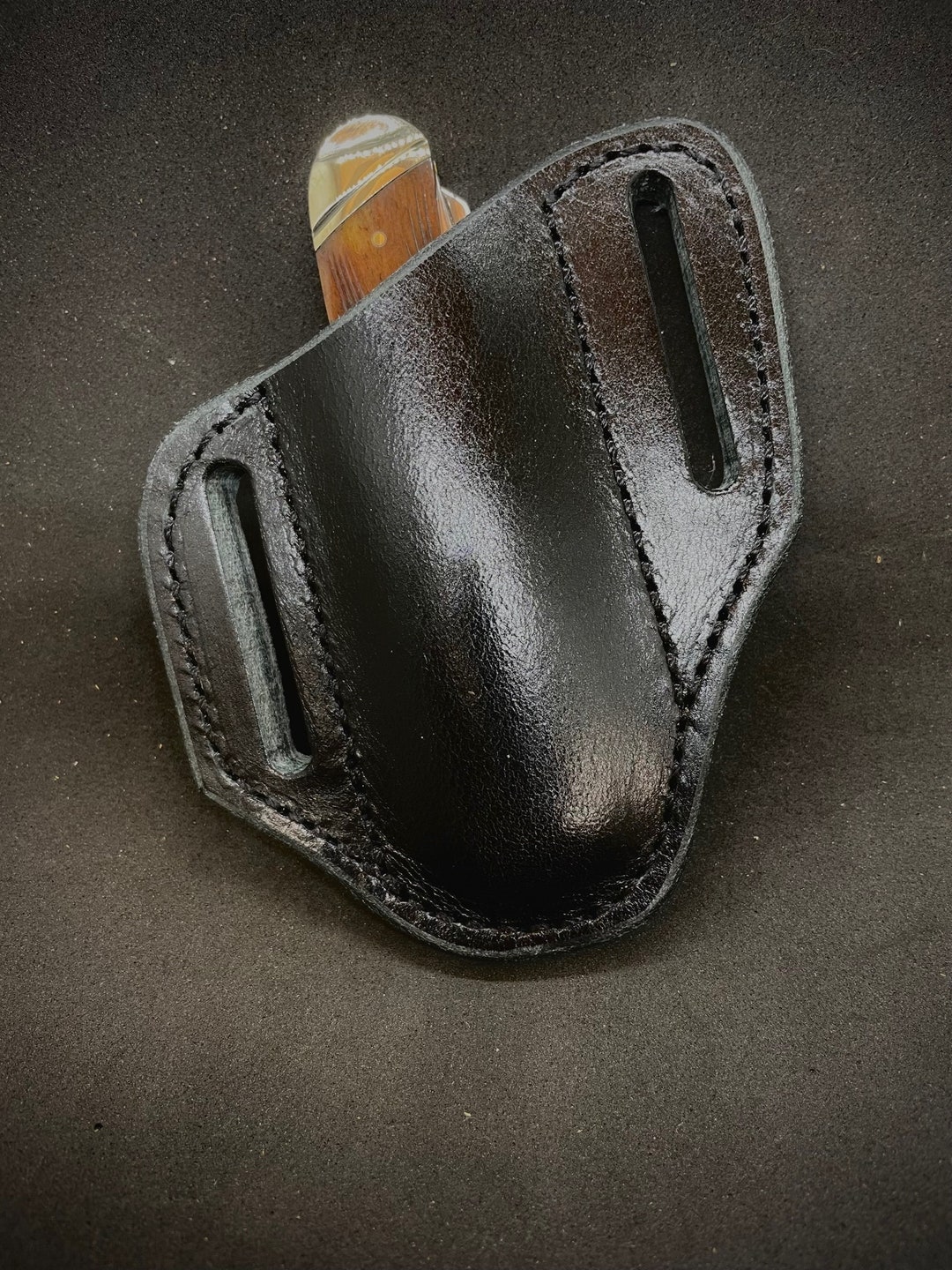Black Trapper Knife Sheath - Etsy
