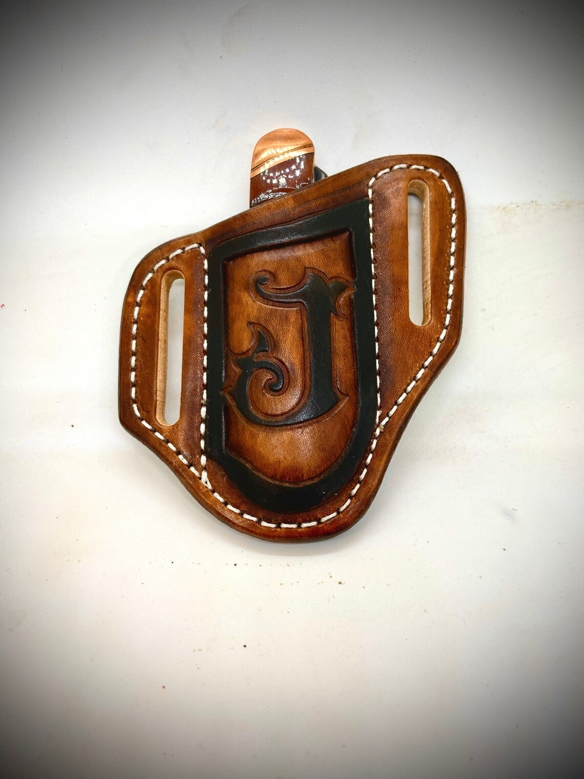 Our 1 Seller Quality Hand Tooled Monogrammed Trapper Style - Etsy