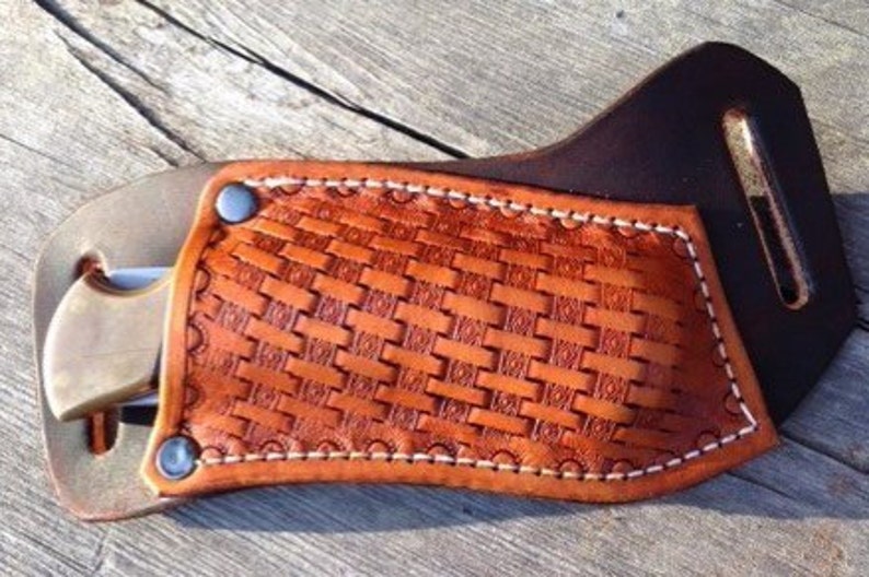 Basketweave Cross Draw for the Buck 110 Folder Knife - Etsy