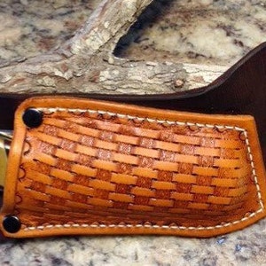 Basketweave Cross Draw for the Buck 110 Folder Knife - Etsy