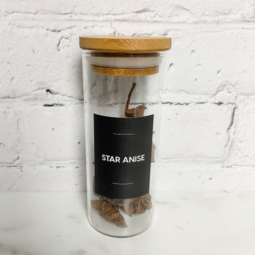 Pantry Label Set Design 26 Black - Etsy