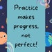 Growth Mindset Space Posters DIGITAL FILE ONLY - Etsy
