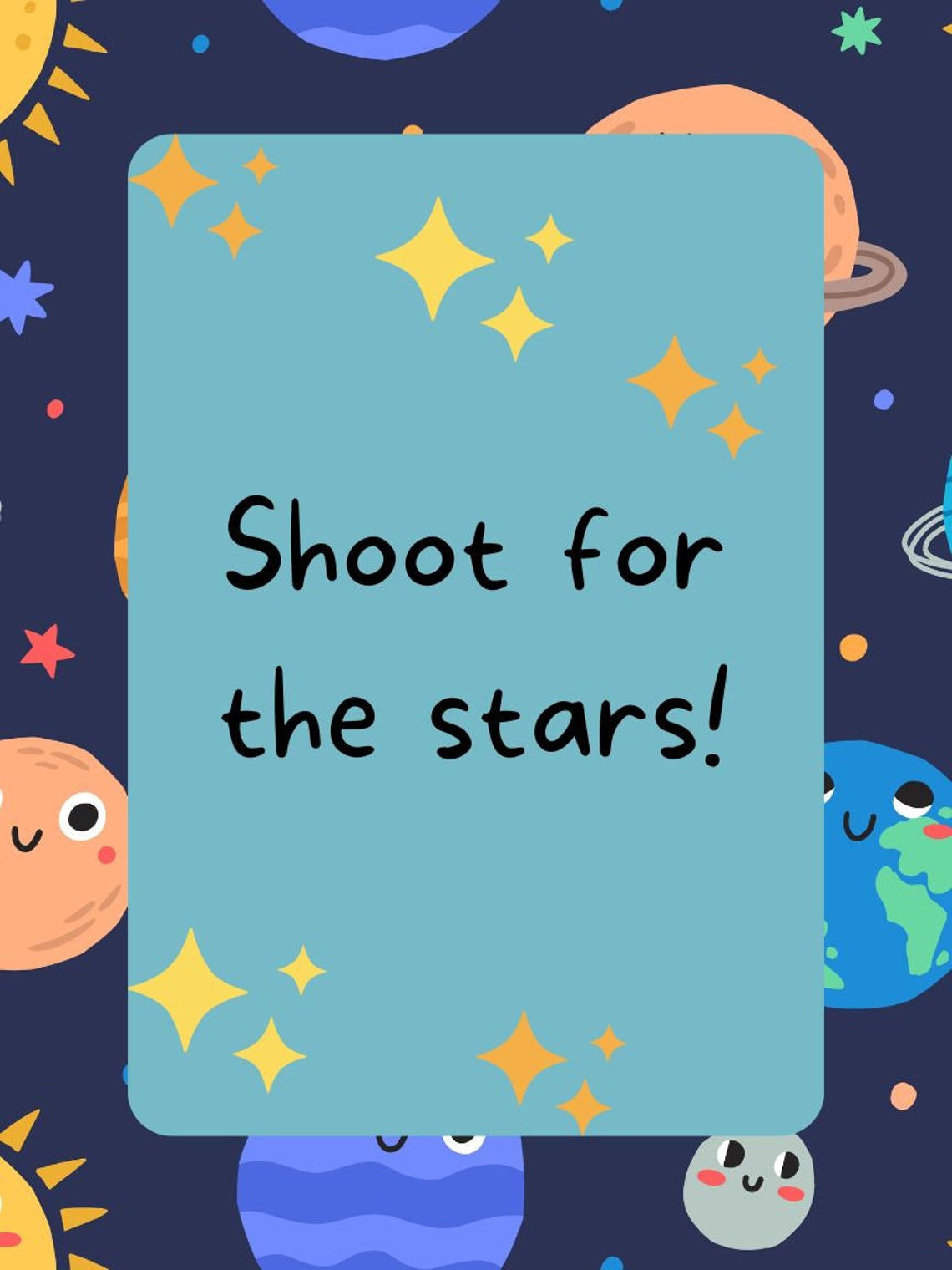 Growth Mindset Space Posters DIGITAL FILE ONLY - Etsy