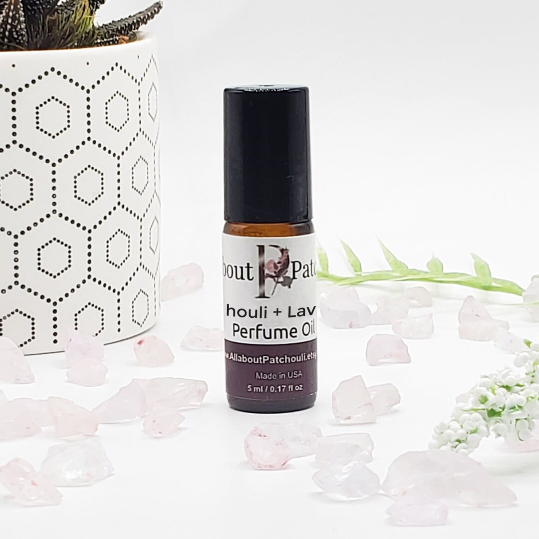 Patchouli + Lavender Roll on Perfume Oil, Hippie Gift, Aromatherapy, All About Patchouli ...