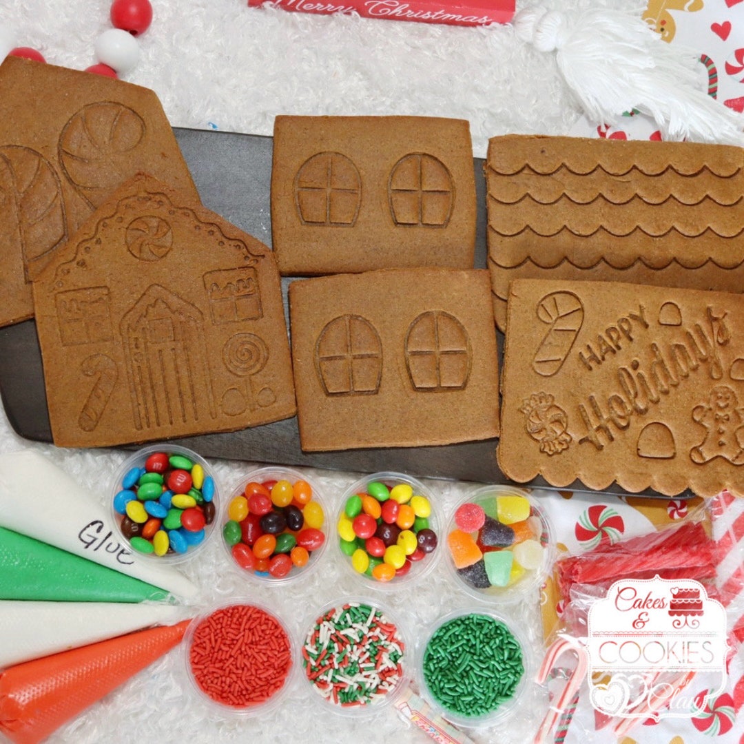 Holidays Candyland Gingerbread House Kit, Build Your Own Gingerbread ...