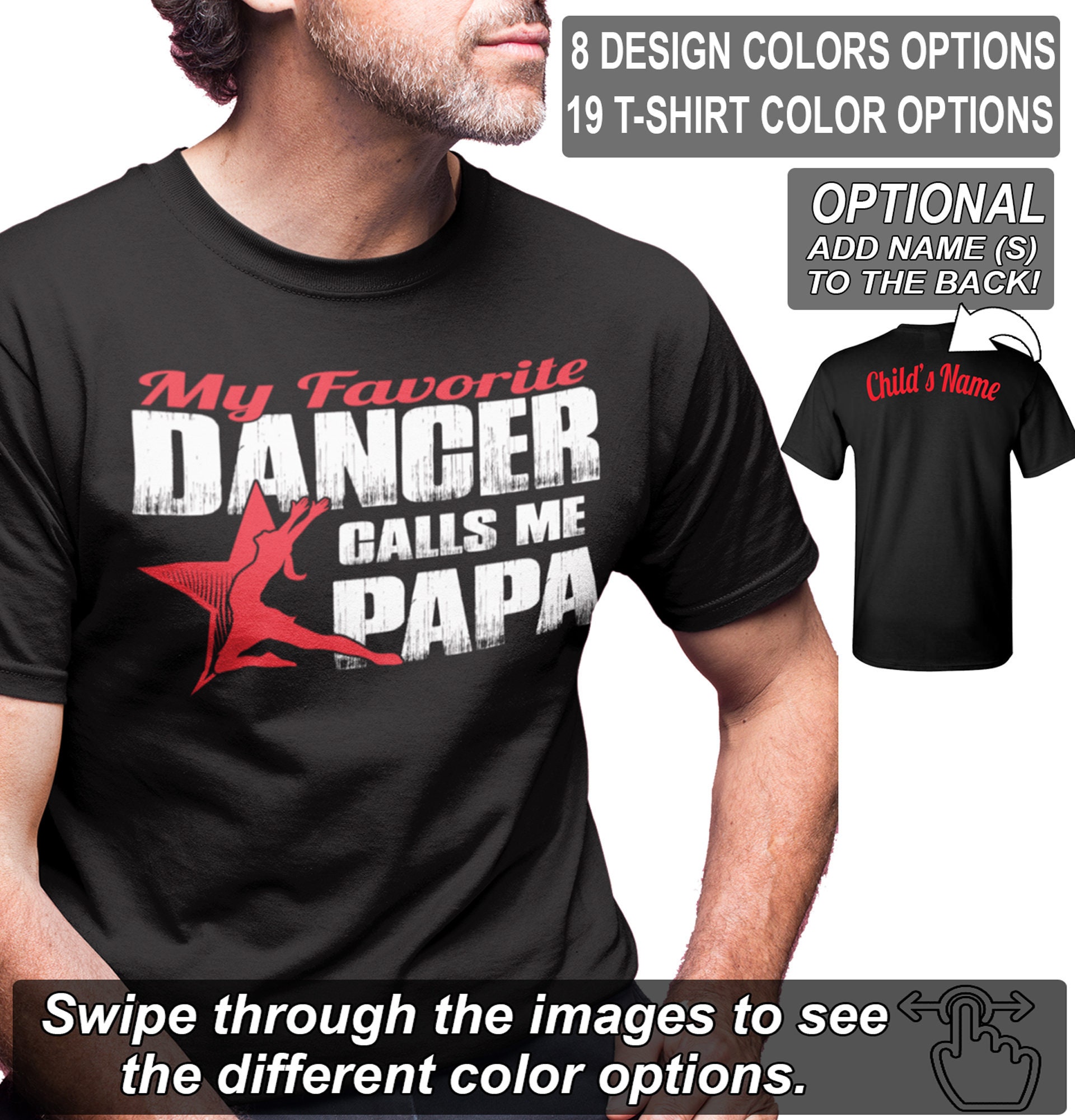 Dance Papa Shirt My Favorite Dancer Calls Me Papa Dance | Etsy