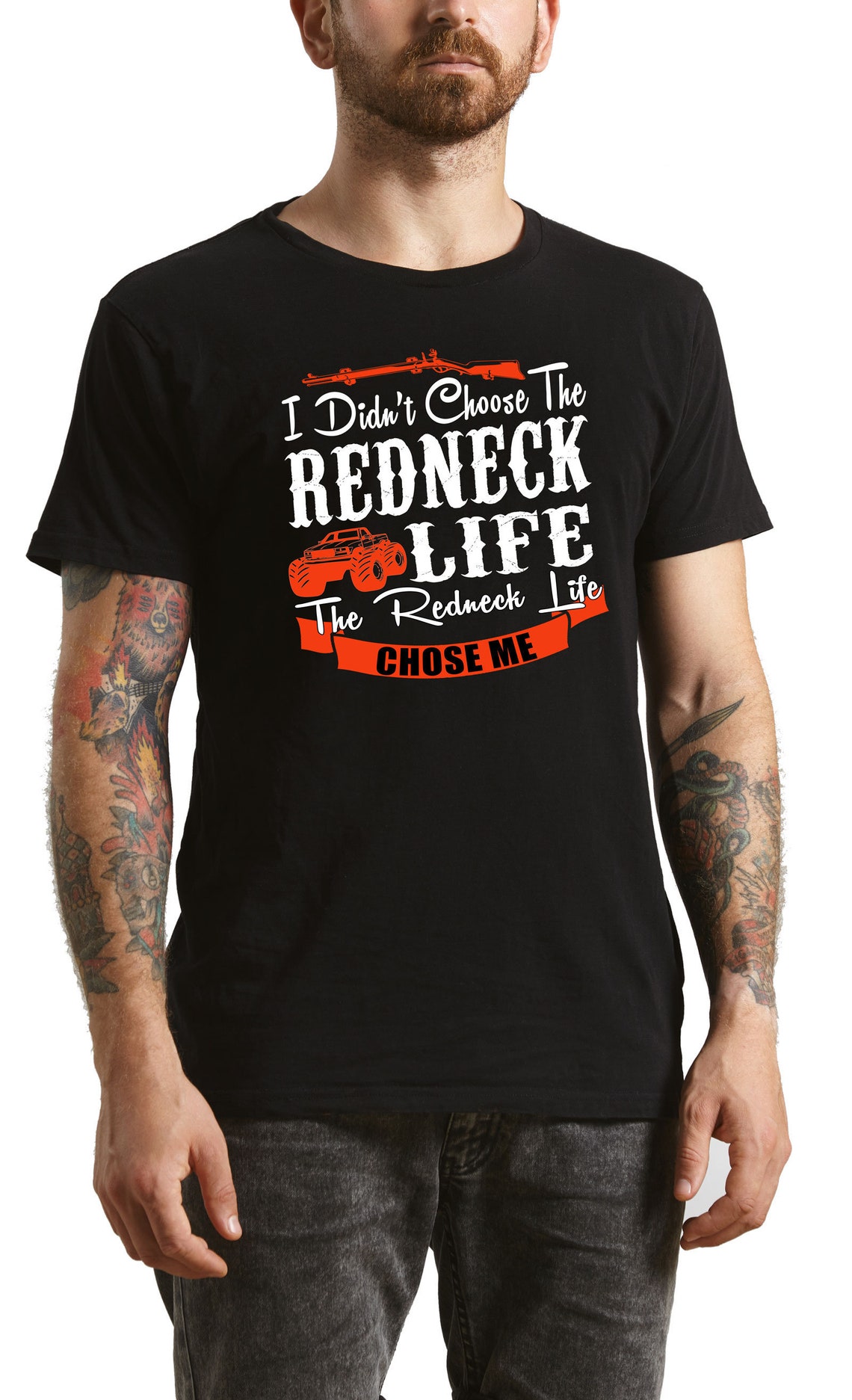 Redneck Tshirt I Didn't Choose the Redneck Life the - Etsy