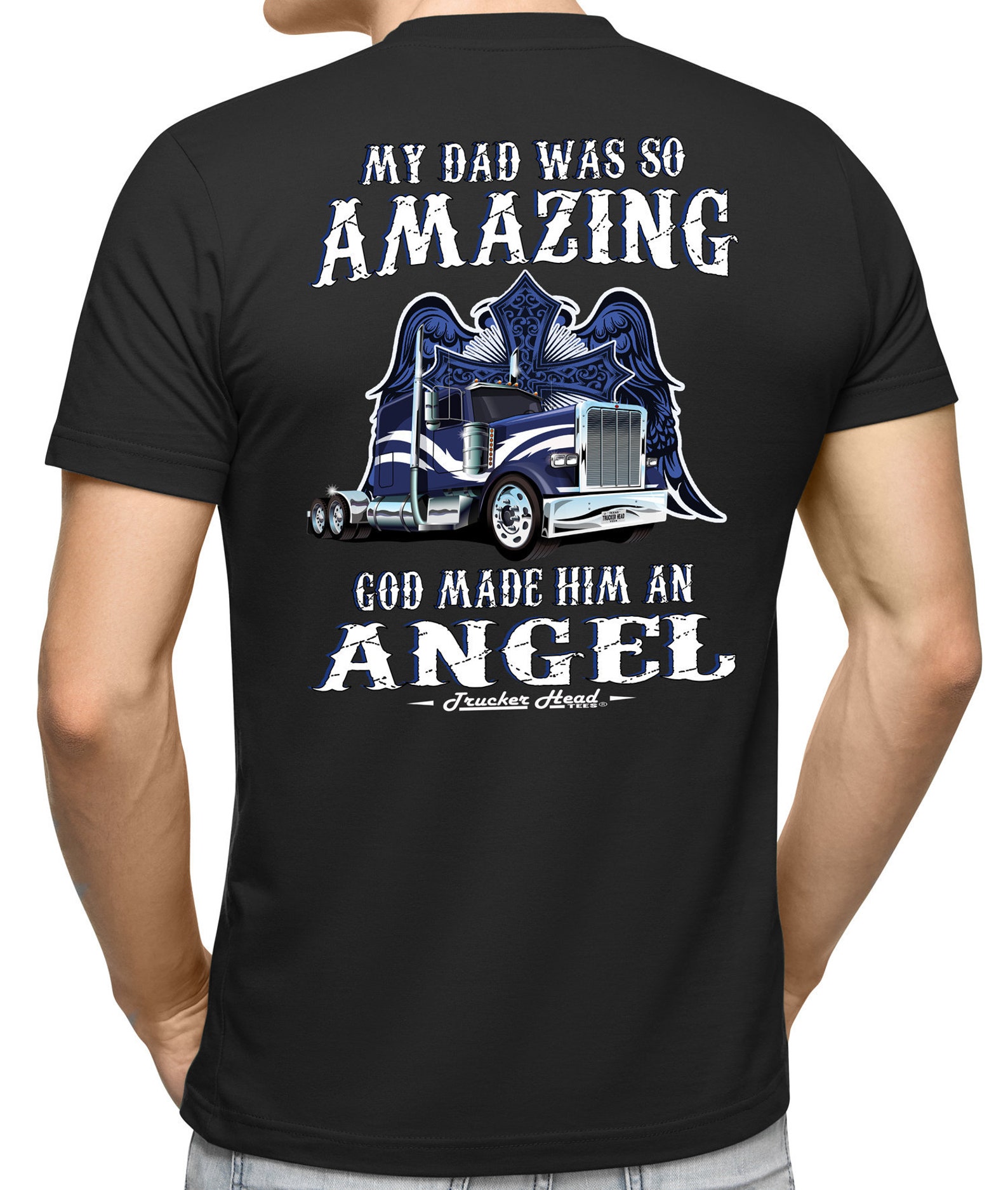 In Memory of Dad Remembrance Shirt Memorial Shirt Trucker - Etsy