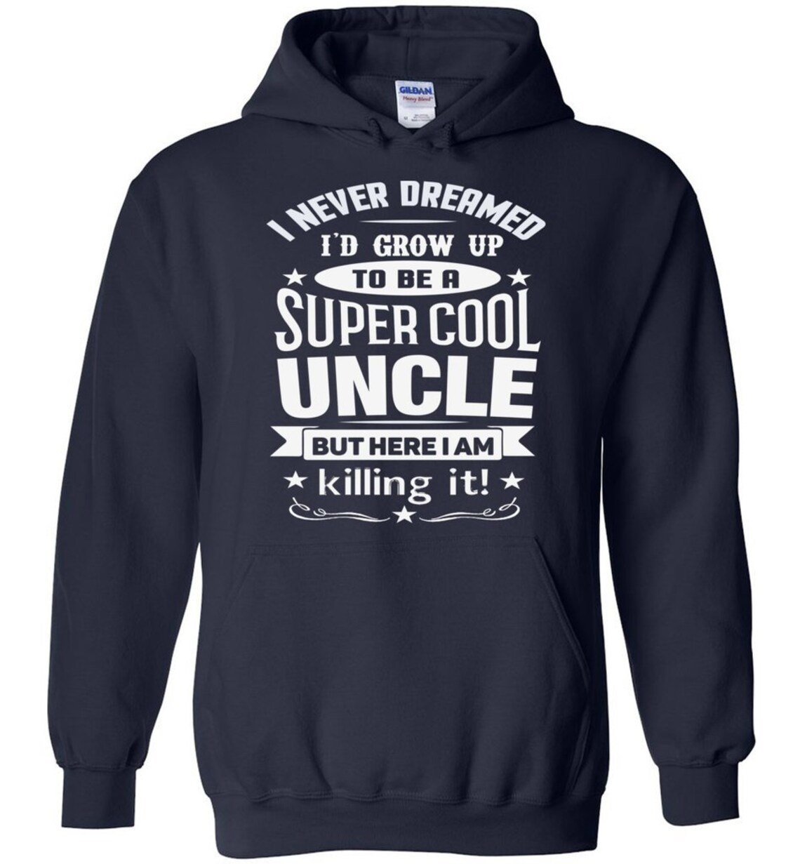 Funny Uncle Hoodie, Super Cool Uncle Gift - Etsy