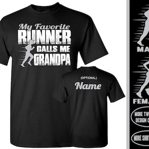 Track Grandpa Shirt: My Favorite Runner Calls Me Grandpa - Etsy