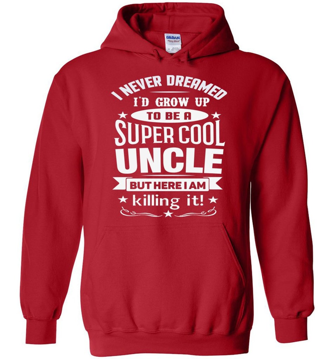 Funny Uncle Hoodie, Super Cool Uncle Gift - Etsy