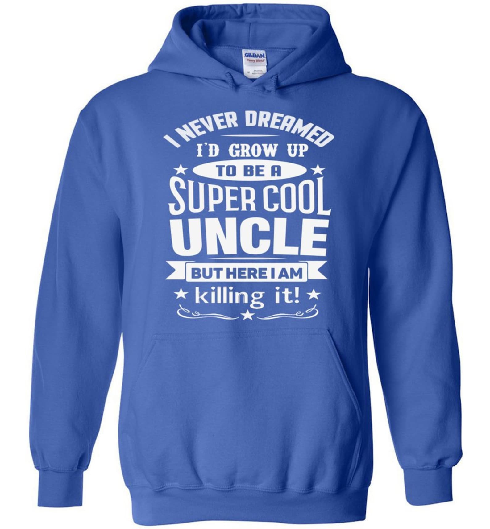 Funny Uncle Hoodie, Super Cool Uncle Gift - Etsy