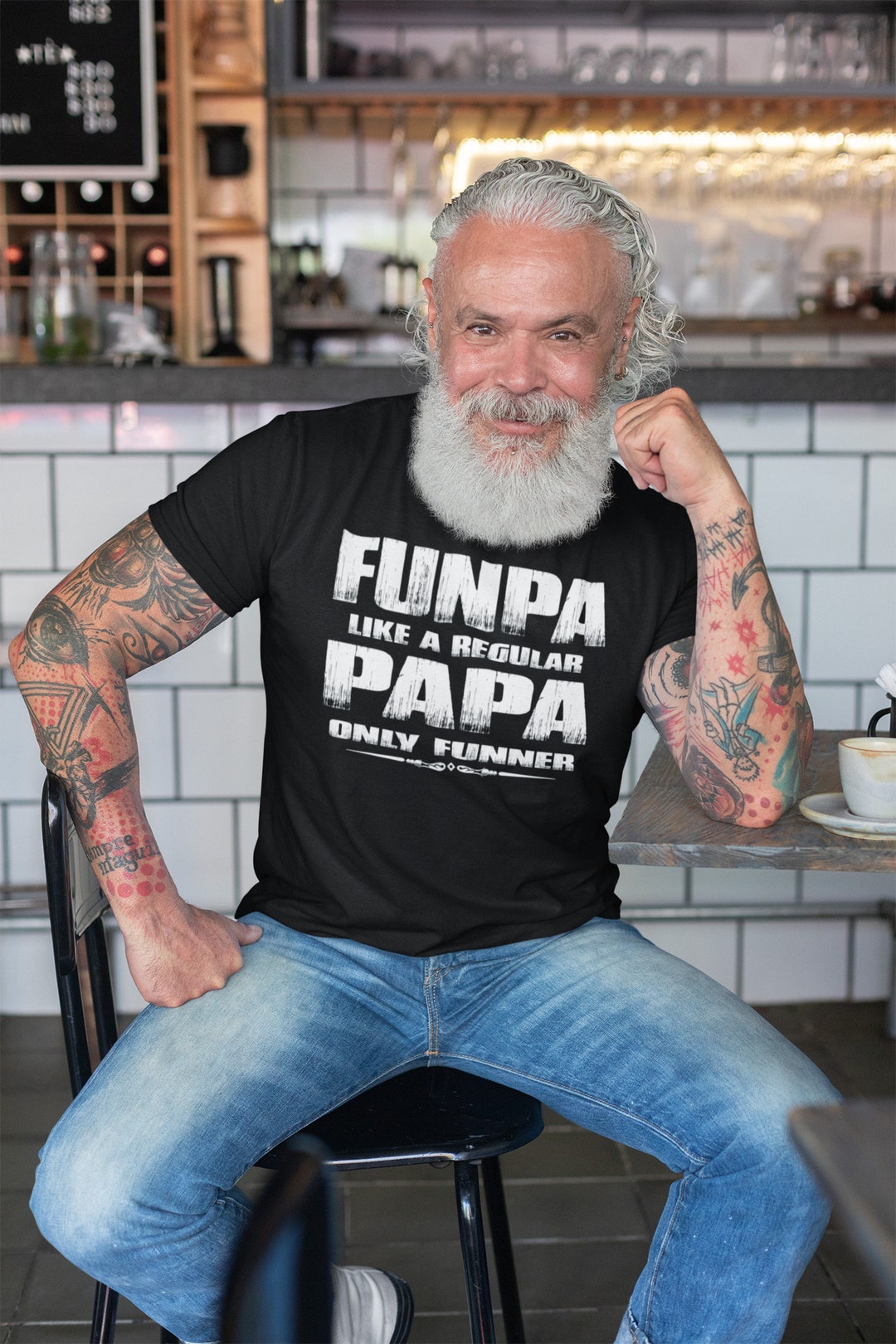 Funny Papa T Shirt | Funpa Funny Papa Shirts | Gift for Papa - Etsy