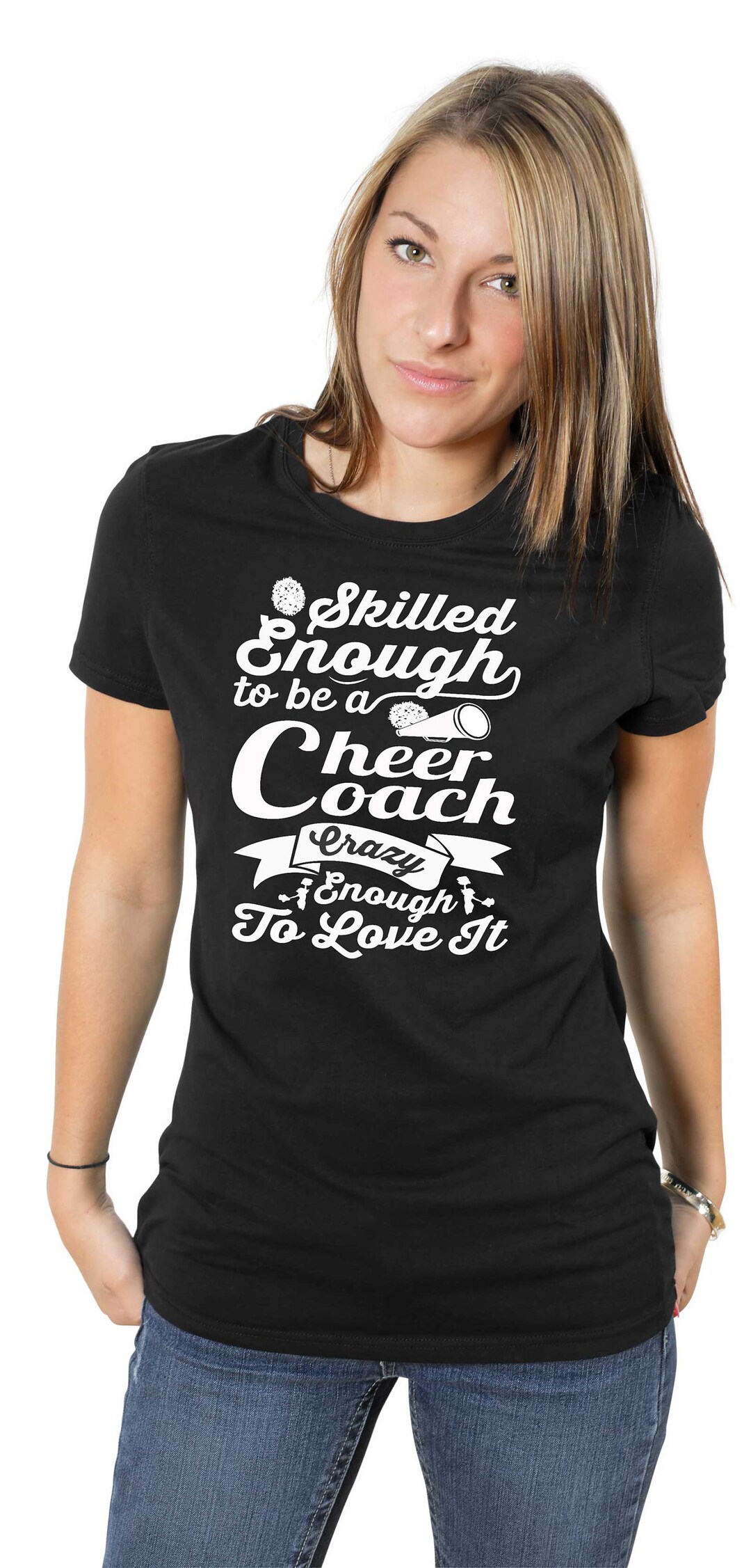Cheer Coach Shirt Cheer Coach Gift Crazy Enough to Love It - Etsy