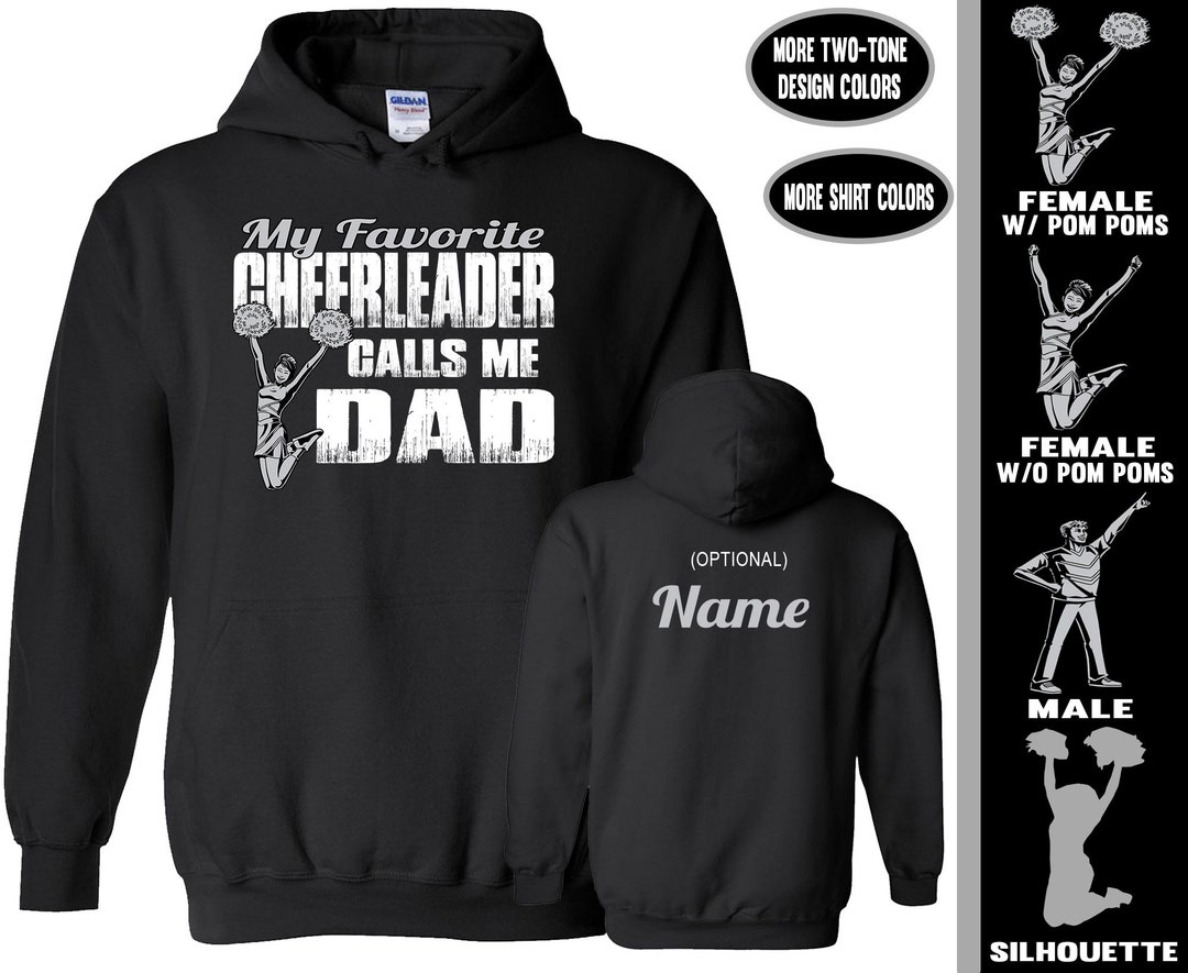 Cheer Dad Hoodie, Cheerleading, Cheer Shirt, Cheer Dad Gift, My ...