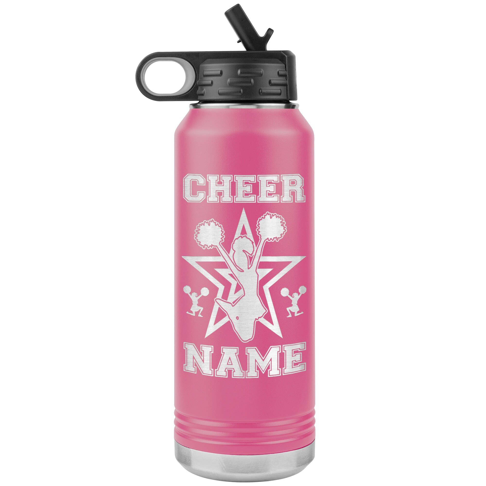 Cheer Water Bottle Cheerleading Water Bottle Tumbler Cheer | Etsy
