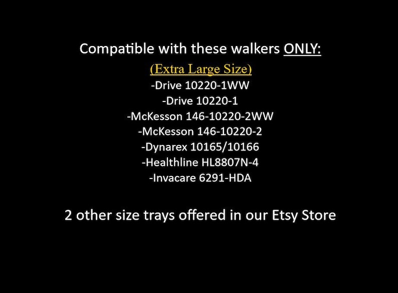 Bariatric Walker Tray - Extra Large Size - Full Design - Etsy