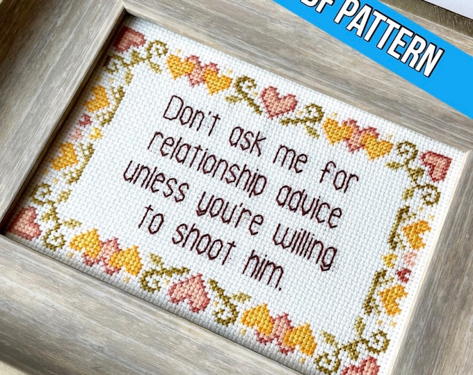 Punch a Nazi Cross Stitch PDF Pattern - Etsy