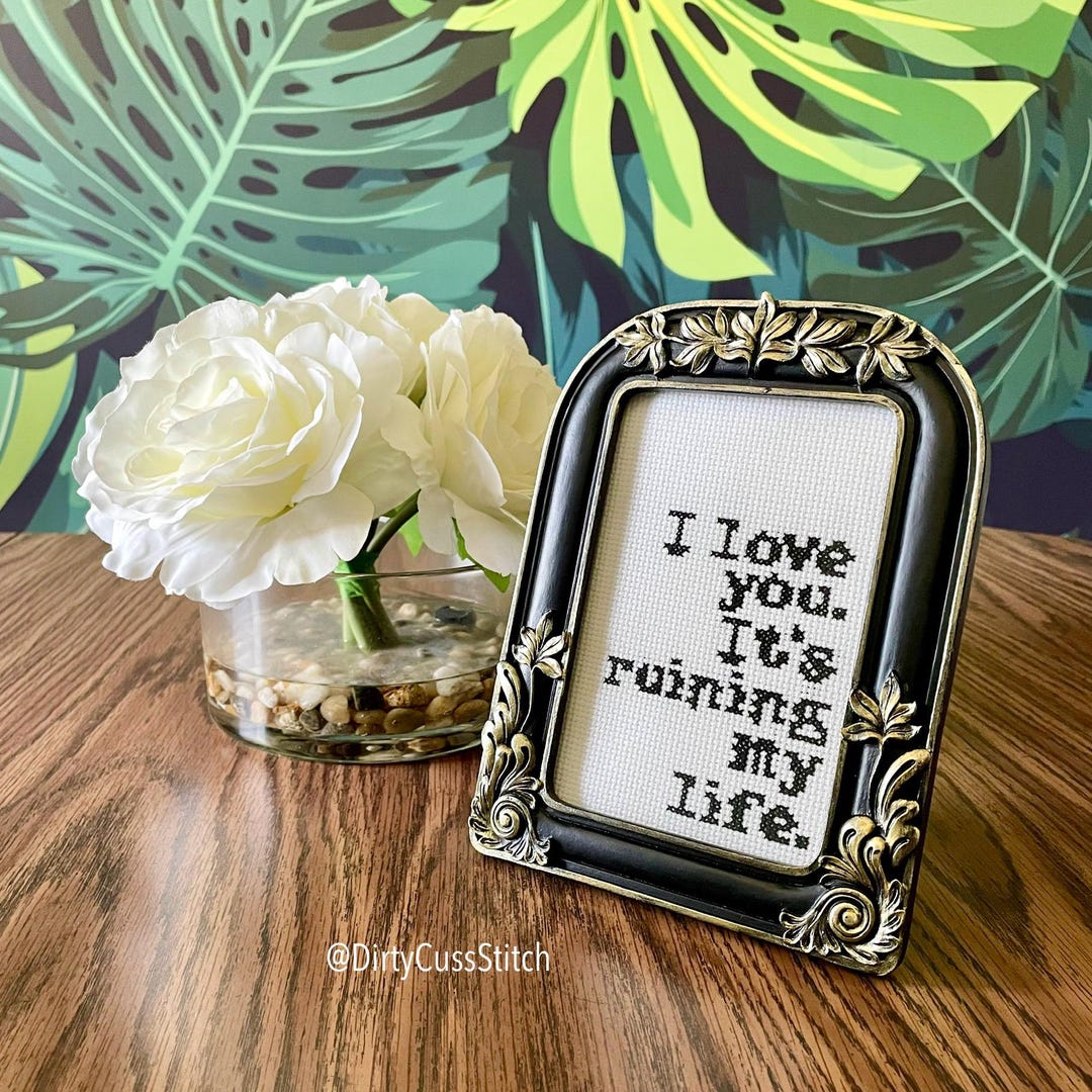 Fortnight Taylor Swift Framed Cross Stitch - Etsy