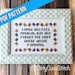 Anxious Badass PDF Cross Stitch Pattern - Etsy