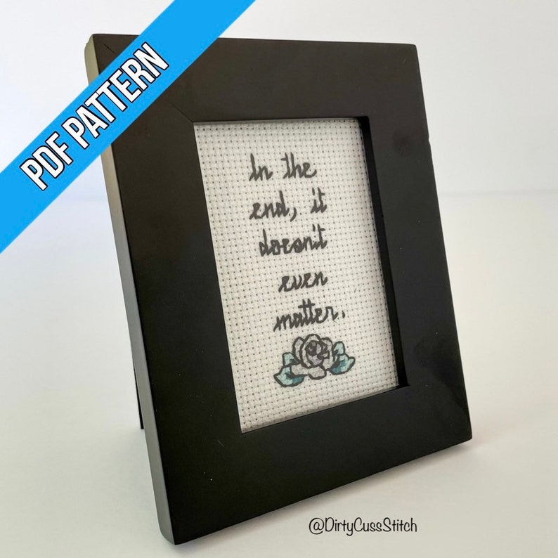 The Nostalgic Millennial: Rock Edition, Mini Cross Stitch Pattern PDF ...