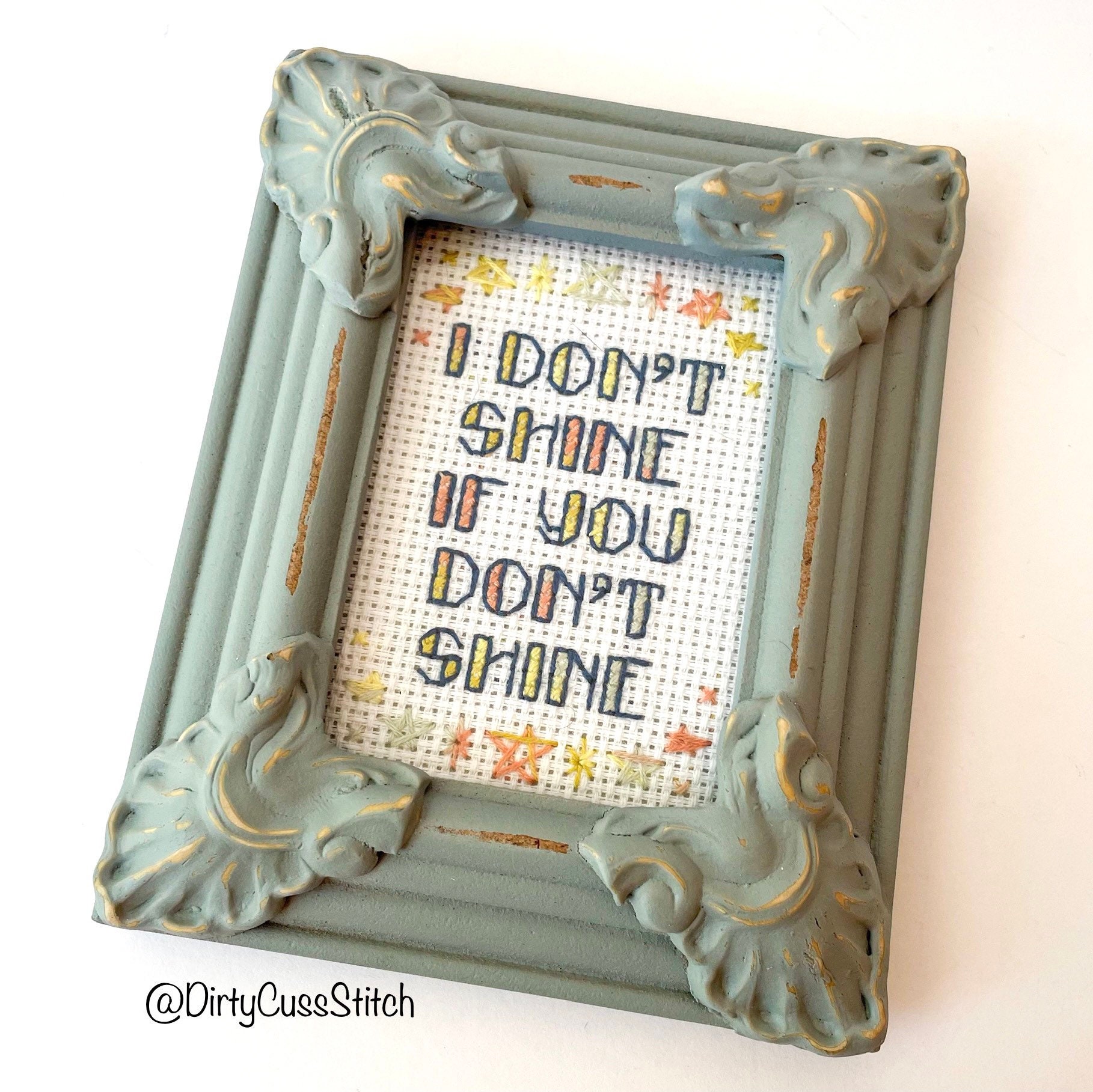The Killers Lyric Inspired Mini Cross Stitch PDF Pattern Set - Etsy