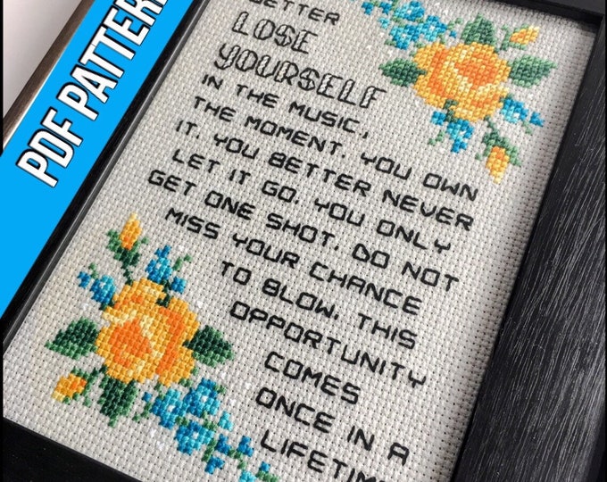 Lose Yourself PDF Pattern Instant Download - Etsy