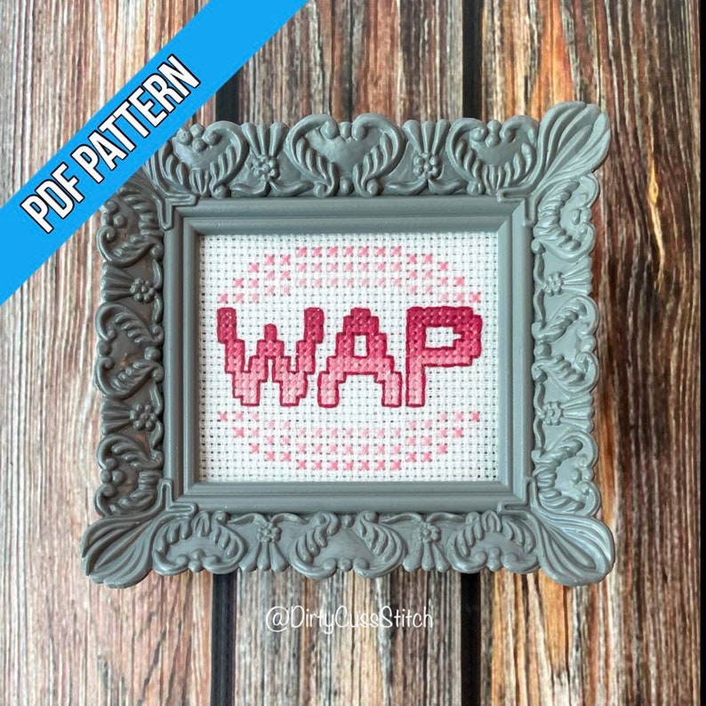 Ladies Who Rap Mini Cross Stitch Pattern PDF Set | Etsy