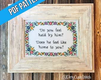 Punch a Nazi Cross Stitch PDF Pattern - Etsy