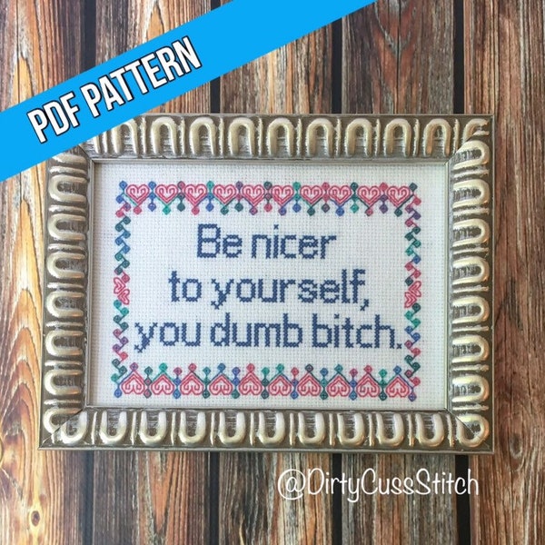 Dirty Cross Stitch - Etsy UK